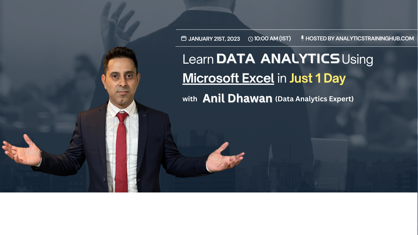 Learn Data Analytics Using Microsoft Excel in Just 1 Day (2) - Best Institute for Data Analytics ...
